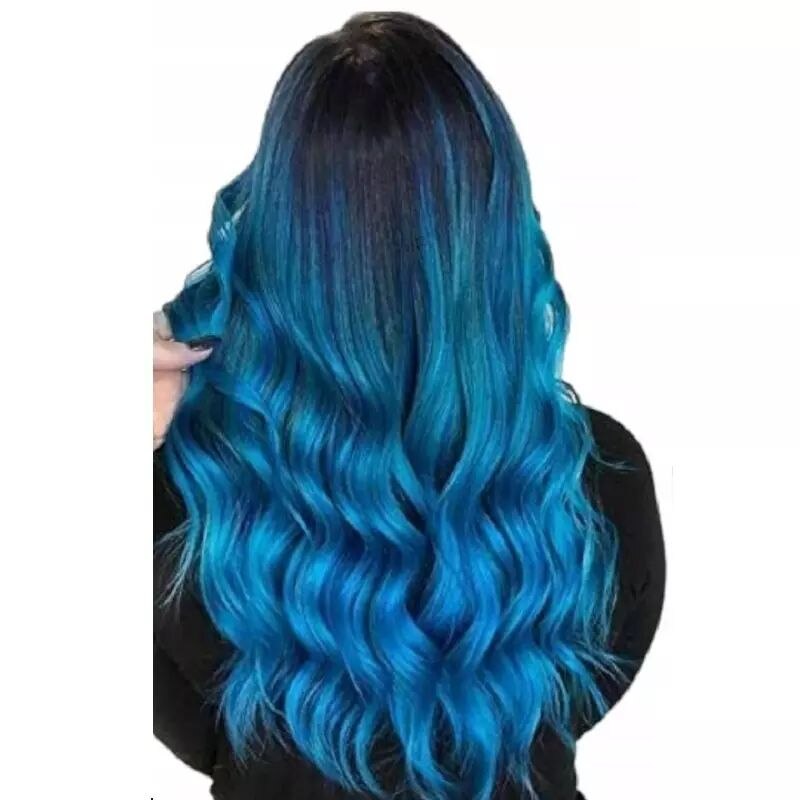 Spray colorat pentru par, cu efect temporar, 150 ml, Gonga® Albastru ...