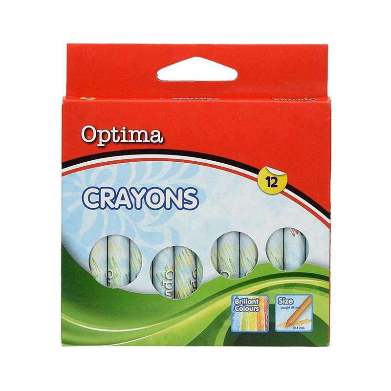 Set de 12 creioane color OPTIMA - eMAG.ro
