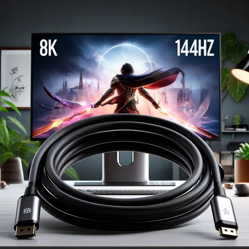 Cablu, Co2®, HDMI la HDMI 2.1 8K/60Hz, 4K/120Hz, 2K/240Hz, Full HD, Dynamic HDR eARC VRR QMS ...