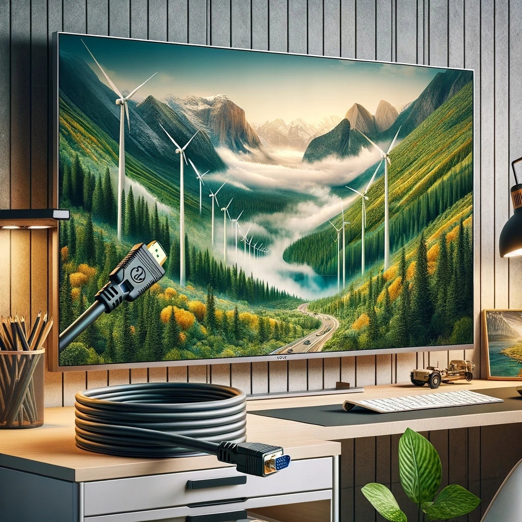 Adaptor Cablu, Co2®, DisplayPort la VGA D-SUB 2K/60Hz, Full HD, Plug ...