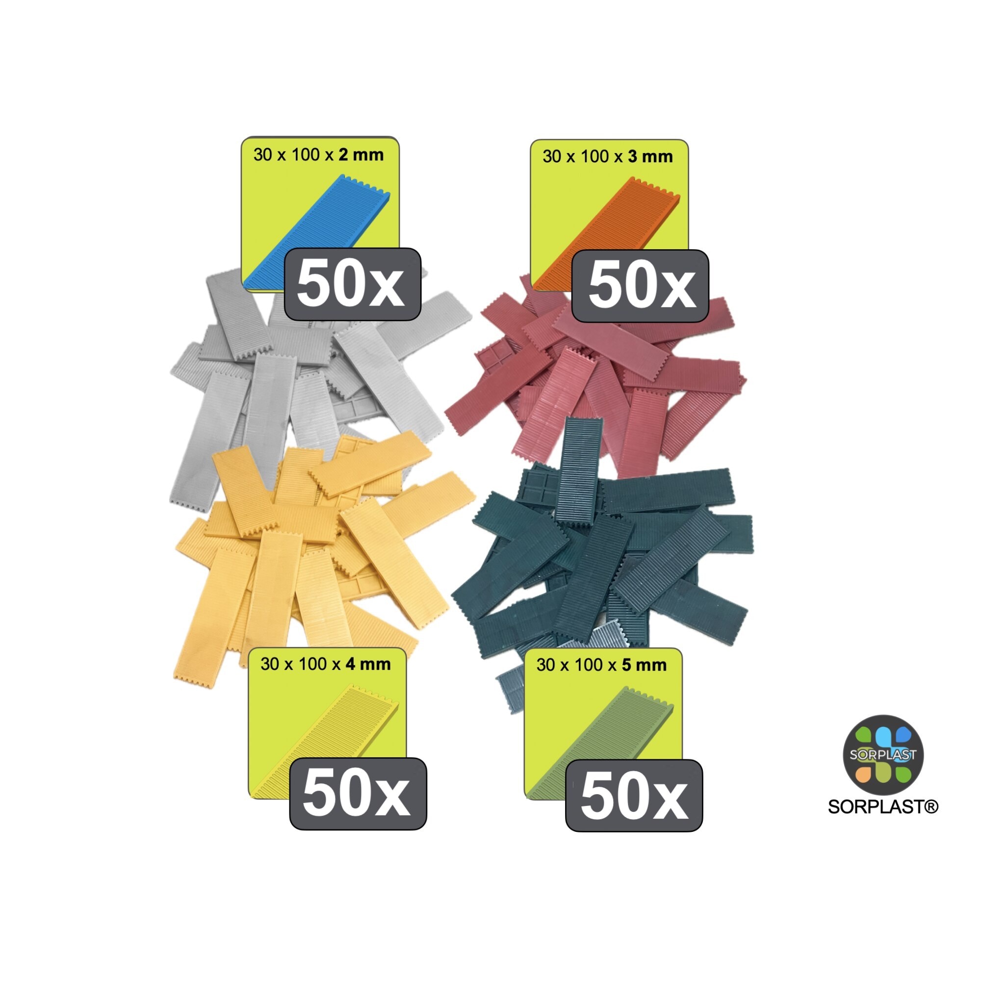 Set 200 buc, Lame din plastic premium, 30 x 100mm, Fabricat in Romania ...