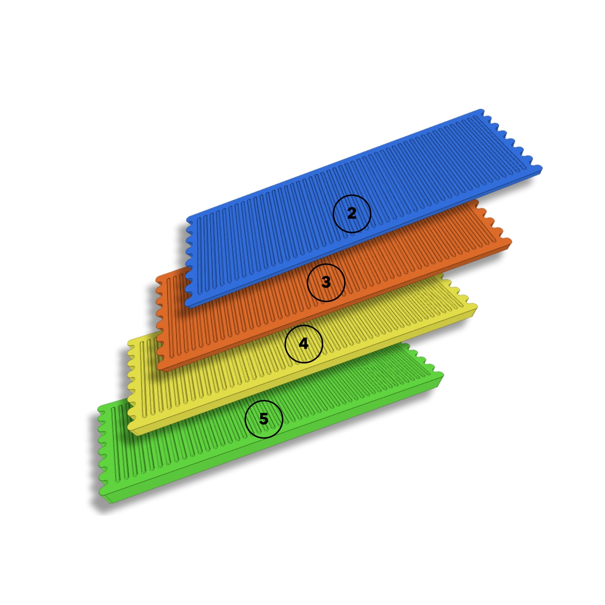Set 200 buc, Lame din plastic premium, 30 x 100mm, Fabricat in Romania ...