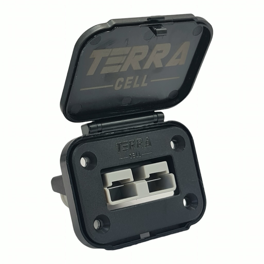 Mufa Anderson de panou, Conector rapid cu capac, 50 Amperi, Gri - eMAG.ro