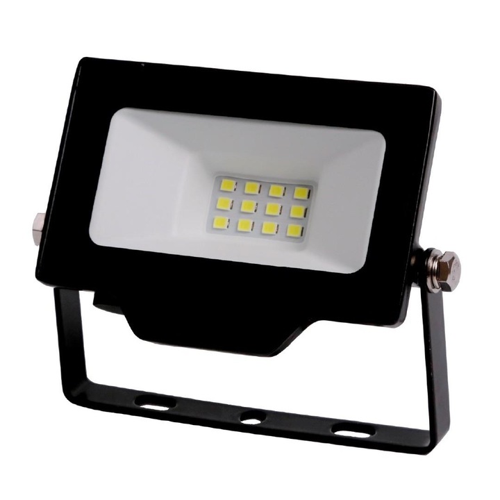 Reflector Slim LED SMD 10W CW 6400K PTC - eMAG.ro