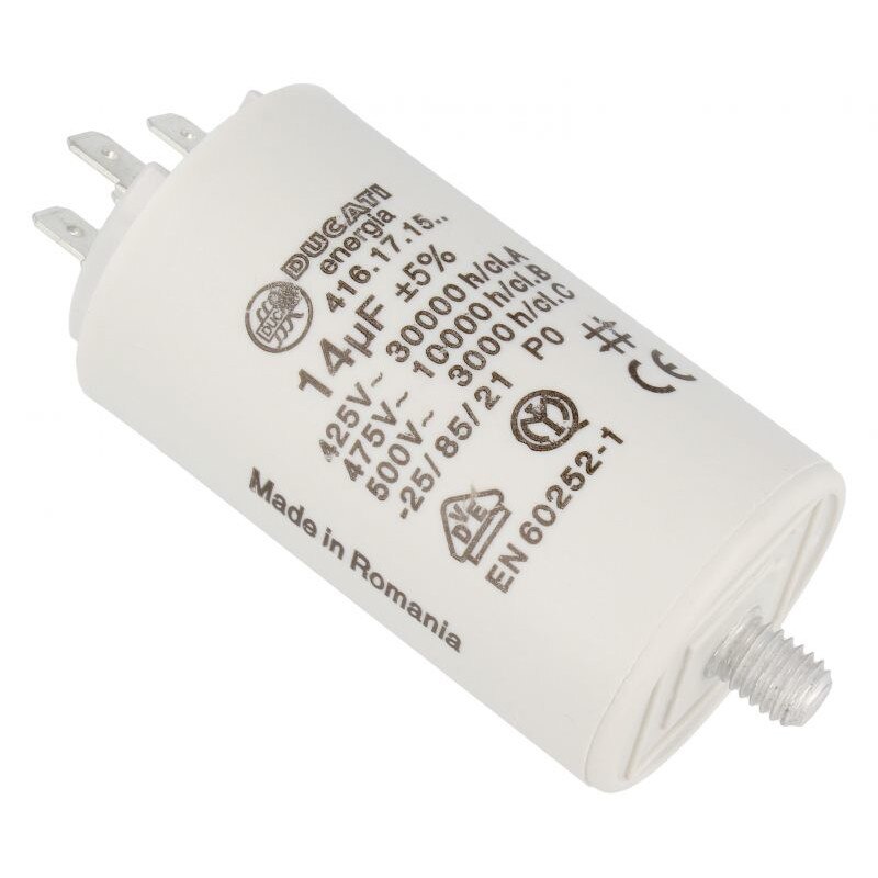 Condensator pornire motor, uscator de rufe Indesit 14 uf - eMAG.ro