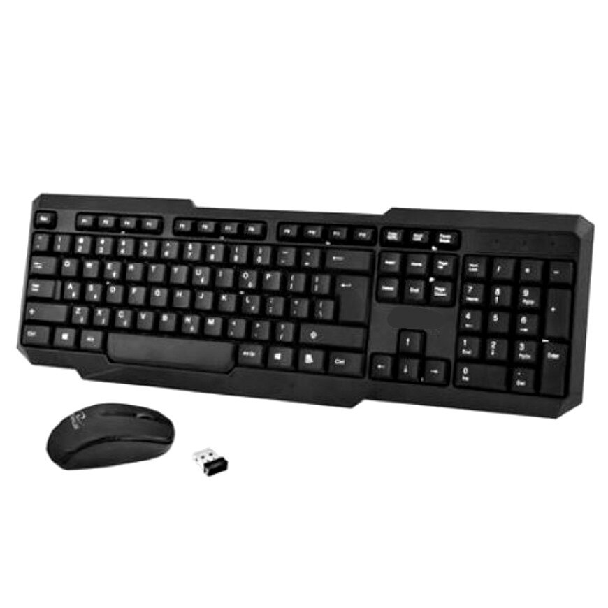 Kit Mouse si Tastatura, Wireless, Negru, Yelandar W3300 - eMAG.ro