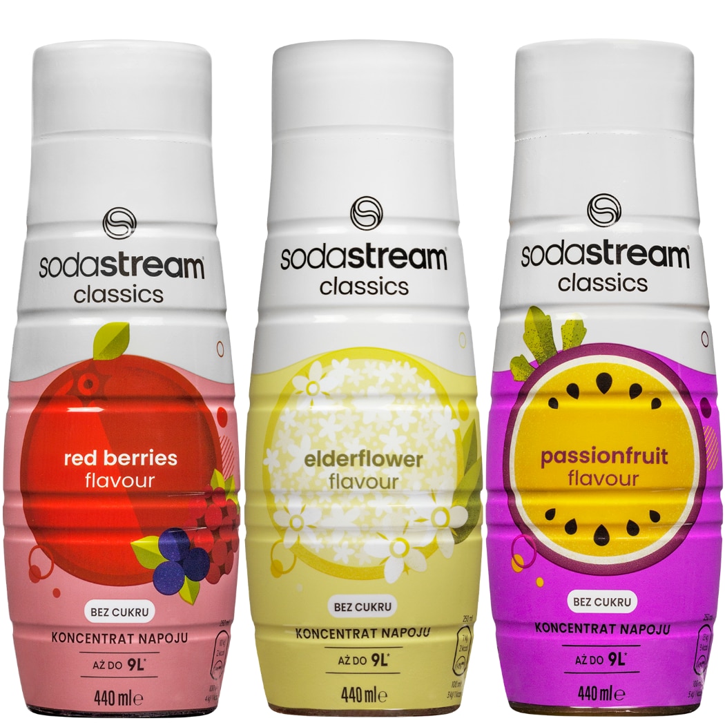 Sirop pentru SodaStream Red Berries Zero + Elderflower Zero ...