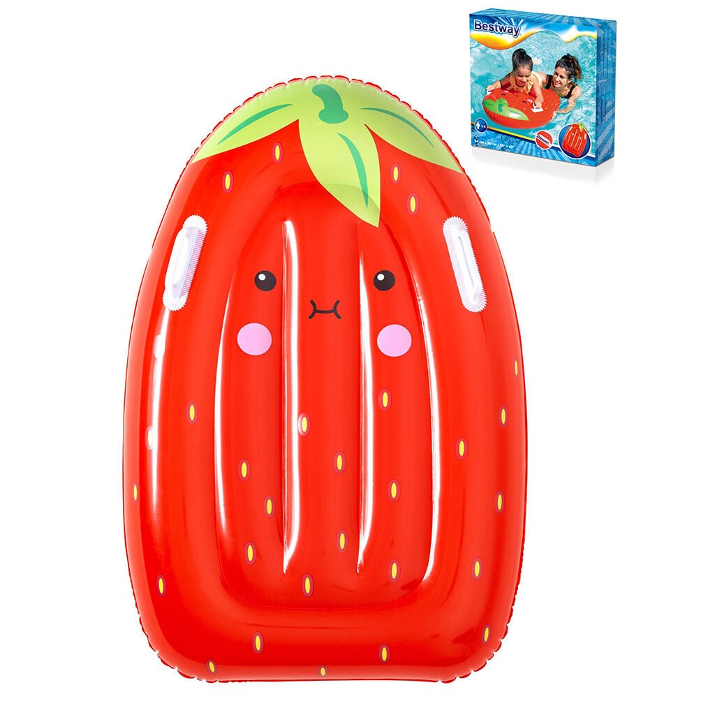 Placa inot, Bestway, Capsuna, Rosu, 3+ - eMAG.ro