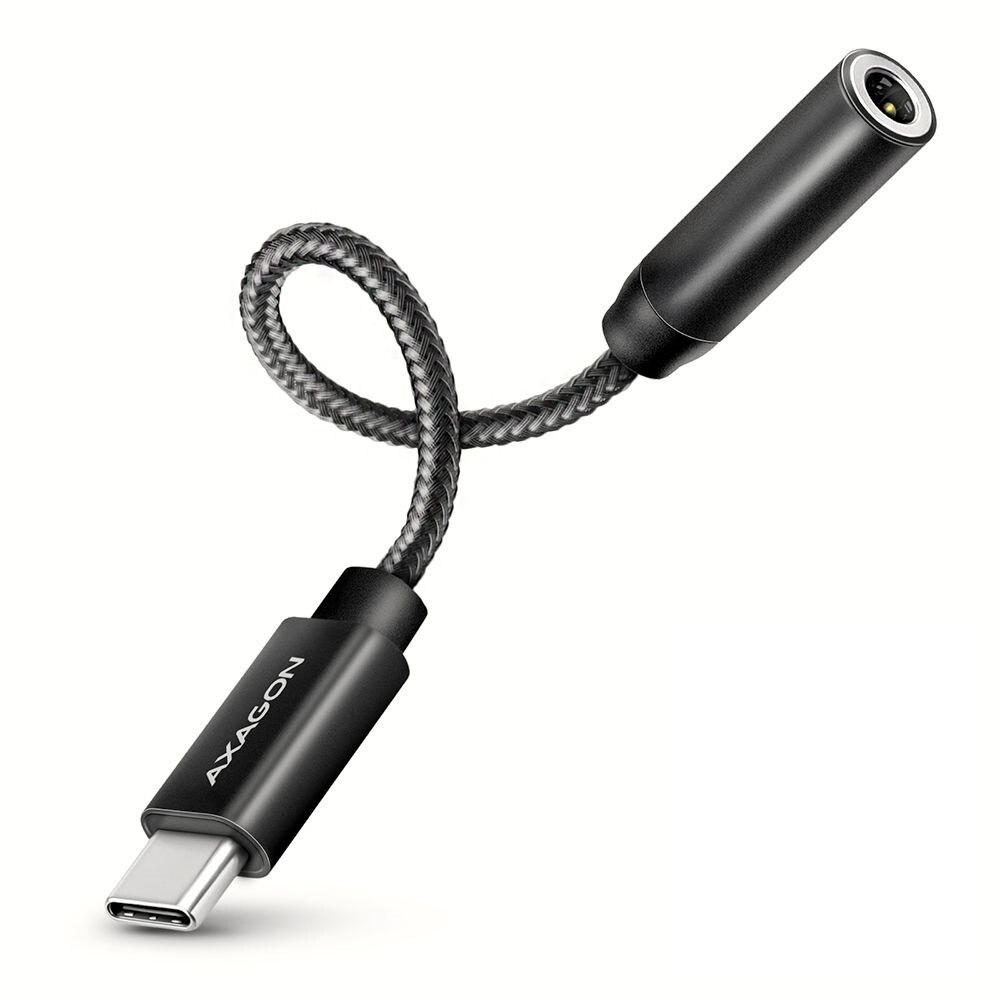 Axagon (ADA-HC) USB-C - DAC audió adapter kábel, 3.5 mm-es audió ki ...