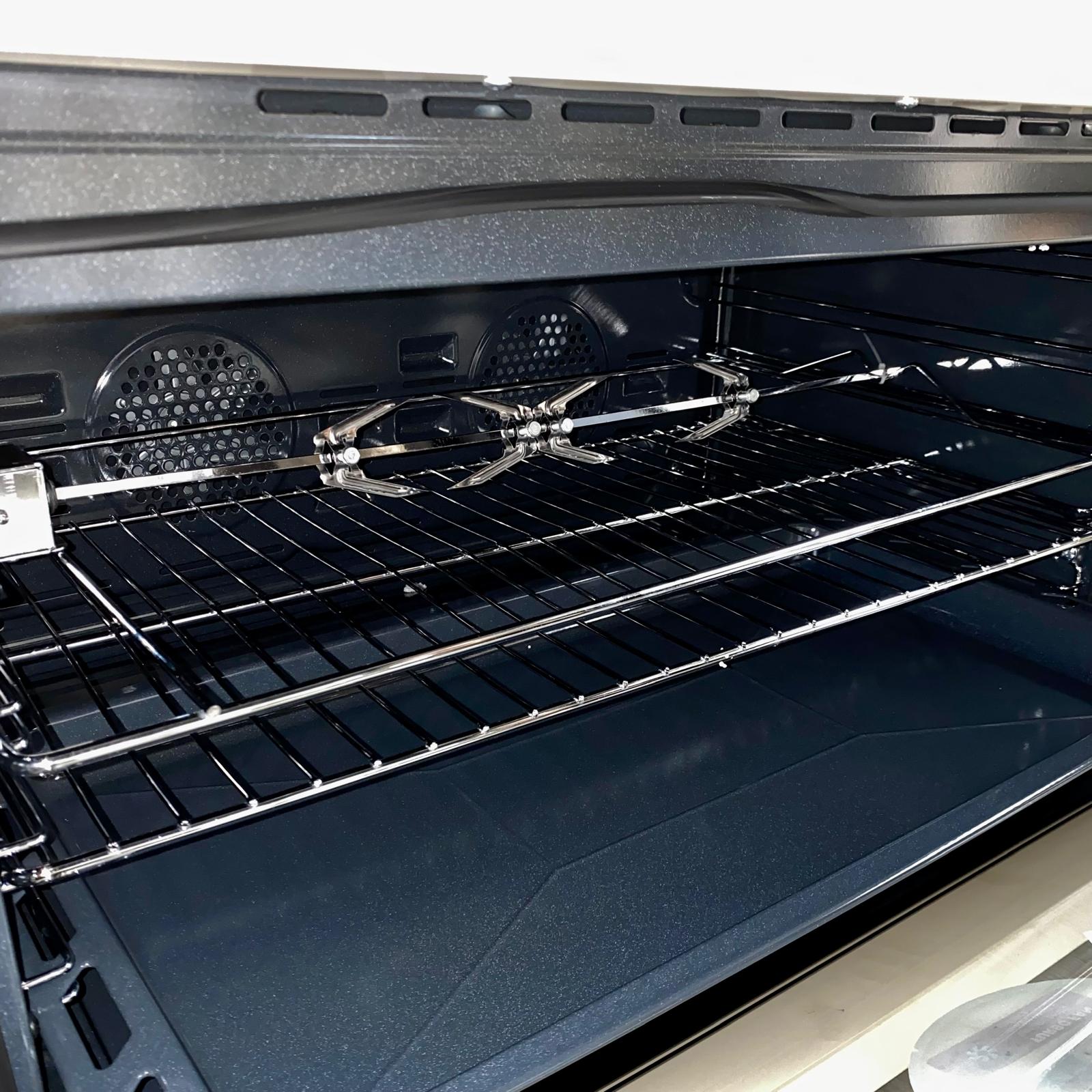 Aragaz Studio Casa, FE90/60 El Avena Rustic, 90 cm, Cuptor electric, 4 ...