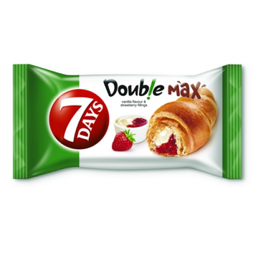7 DAYS Croissant Double Vanilie & Capsune, bax 20 buc x 80 g - eMAG.ro