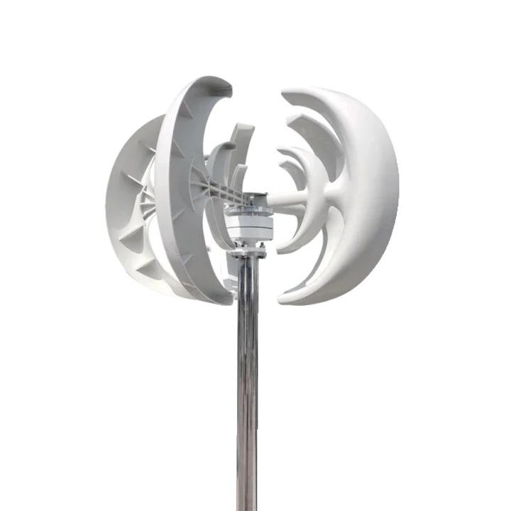 Turbina Eoliana Verticala, 3000W, Controler MPPT, 48V, Alb, 220V - eMAG.ro