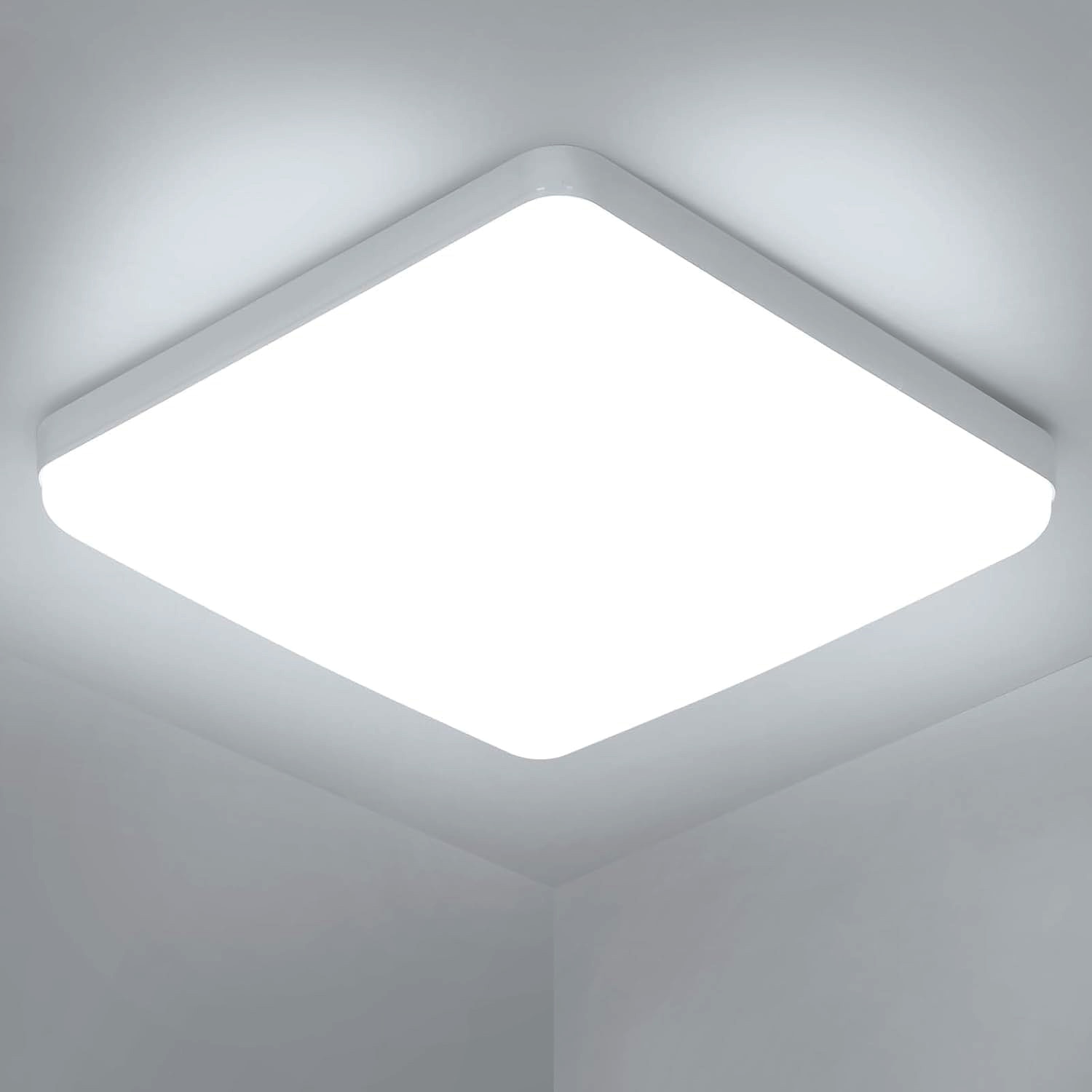 Plafoniere cu LED, Mckalen, 36W, Alb Rece 6500K, IP44 Rezistent la Apa ...