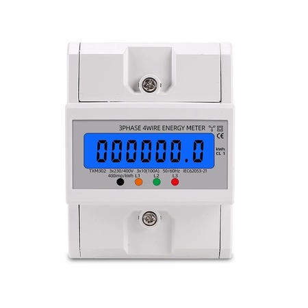 Contor de energie electrica trifazat, E-ETOP, ETXM302, consum redus de ...