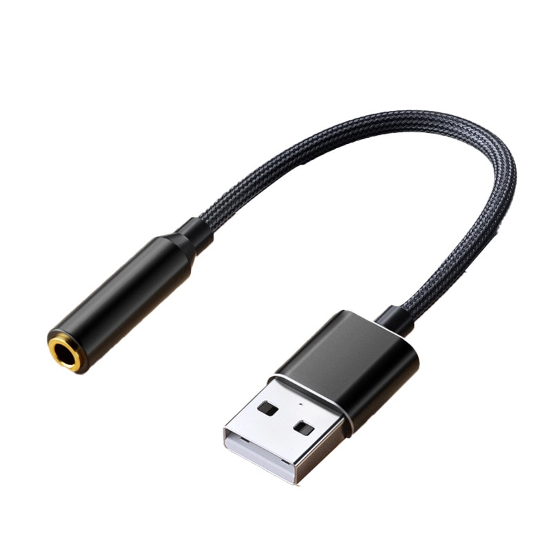 Placa de sunet USB la Mini Jack 3.5 mm Adaptor pentru casti si microfon ...