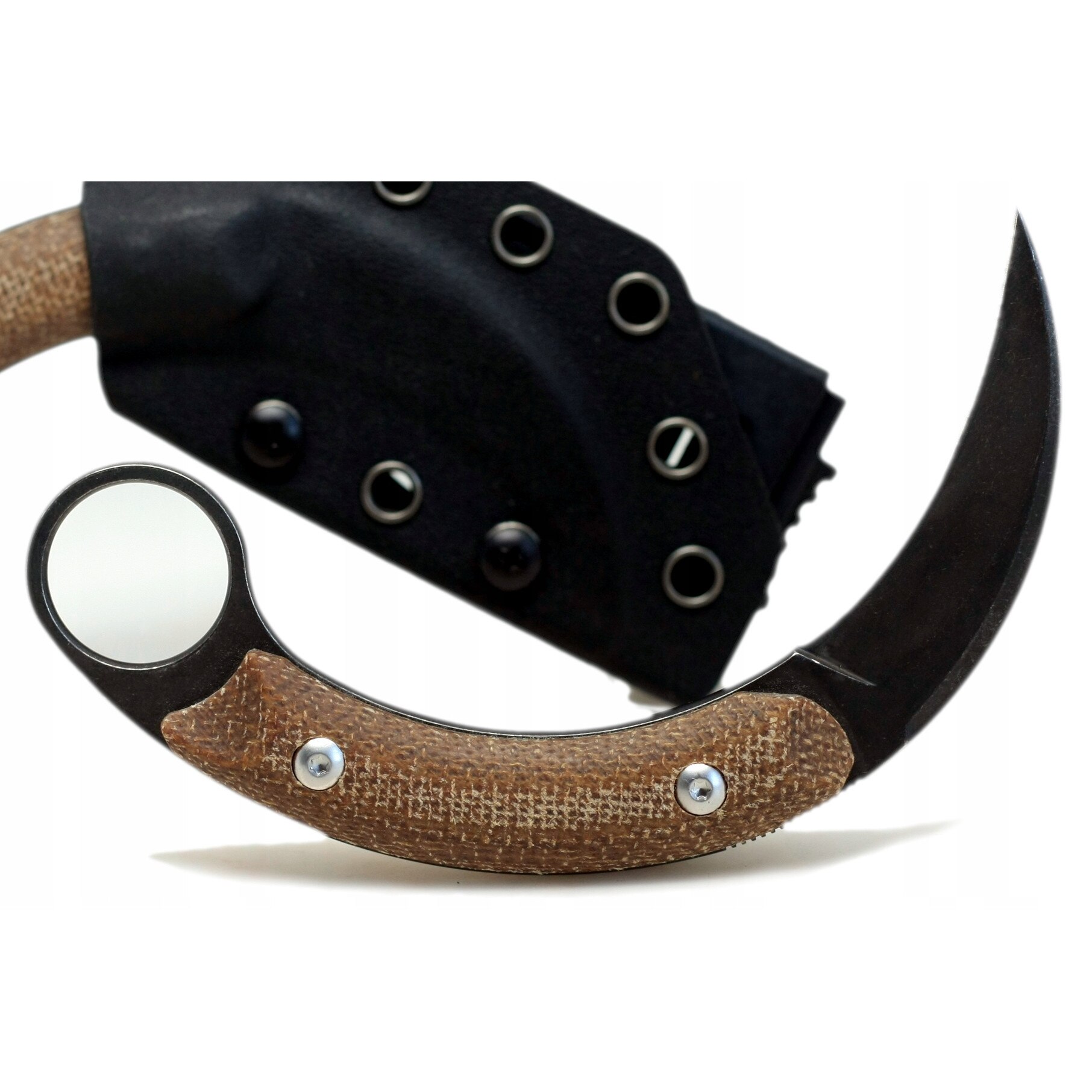 Cutit de autoaparare Karambit cu gheare Snake, Inox, Maro - eMAG.ro