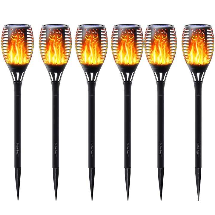 Set de 6 Lampi Solare pentru Exterior Echo Soul®, Rezistente la ...