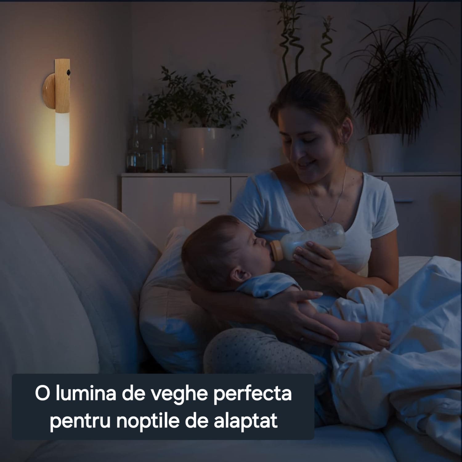 Set de 2 lampi LED SMART de veghe DIGIMAT®, cu senzor de miscare ...