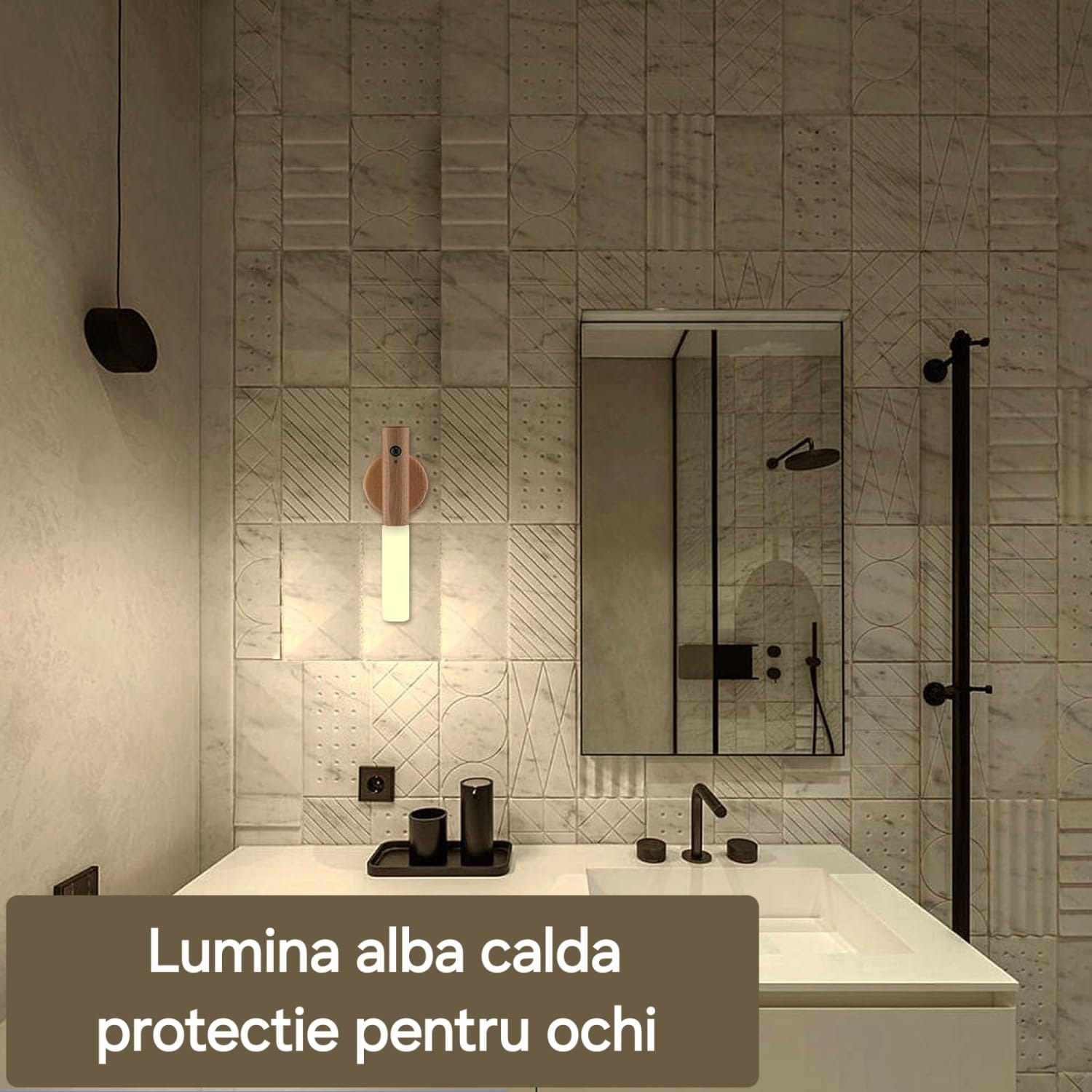 Set de 2 lampi LED SMART de veghe DIGIMAT®, cu senzor de miscare ...