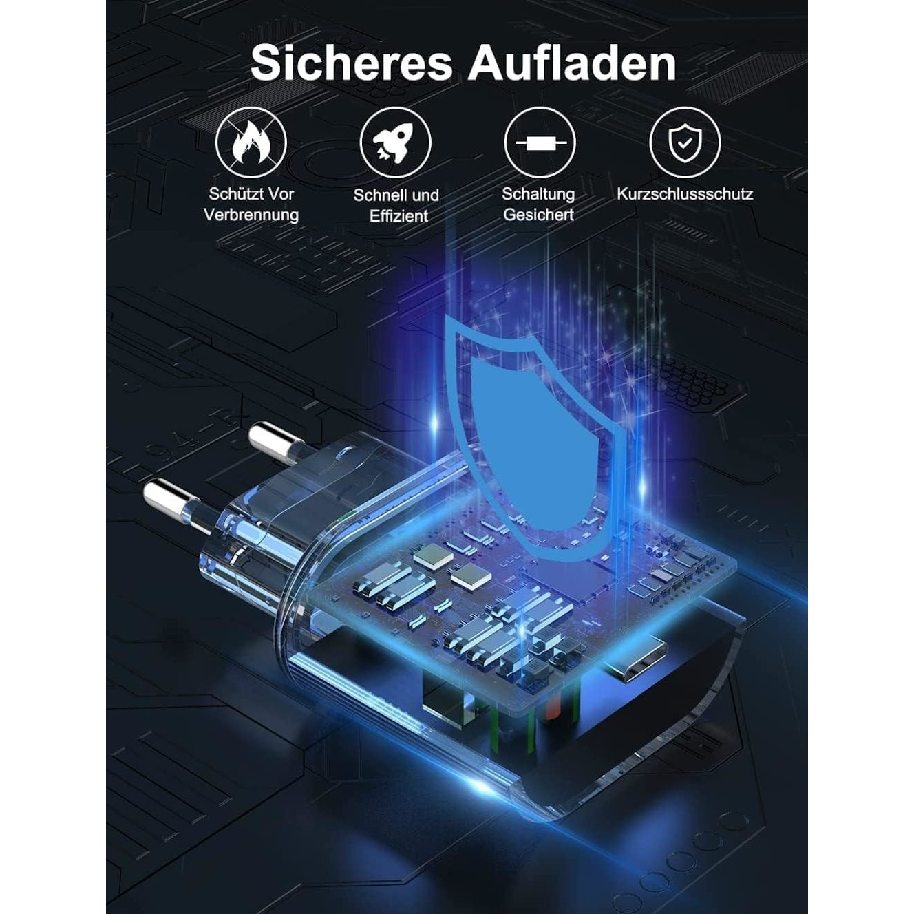 Incarcator Retea Rapid PD 3.0, Compatibil iPhone 15/14/13/12/11 ...