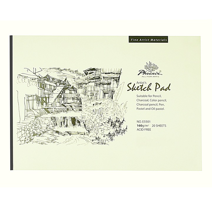 Bloc de desen PHOENIX, 20 de foi, 160g/m2, 210x297mm - eMAG.ro