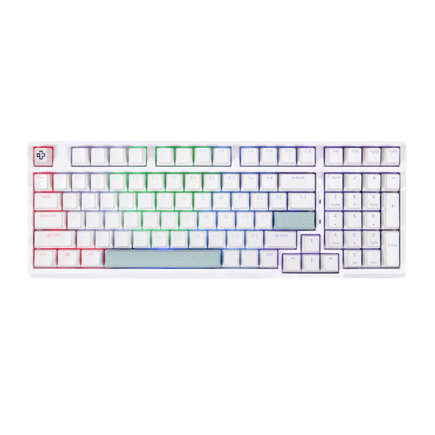 Tastatura mecanica gaming QwertyKey Salt, Hotswap, switch-uri Red - eMAG.ro