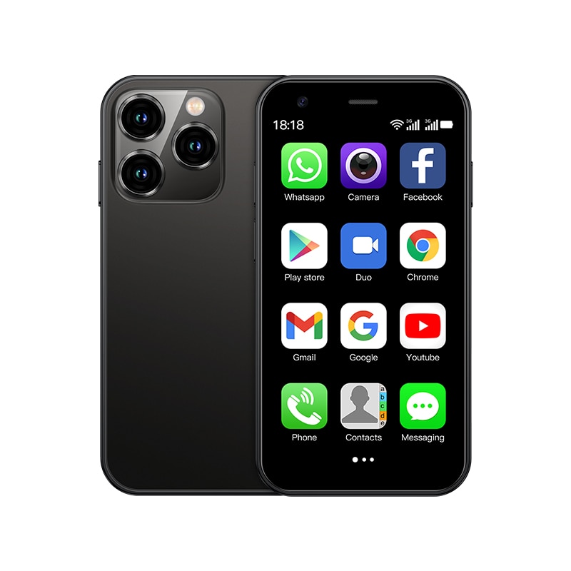 Smartphone Mini Rainbuvvy XS15, Android 8.1, 2GB RAM, 16GB ROM, Negru ...