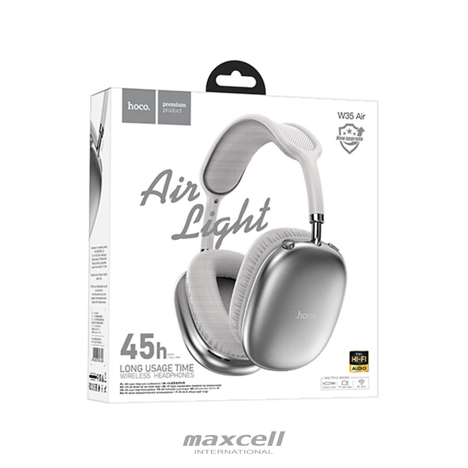Casti Wireless Hoco W35 Air Light, Bluetooth 5.3, Over the Ear ...