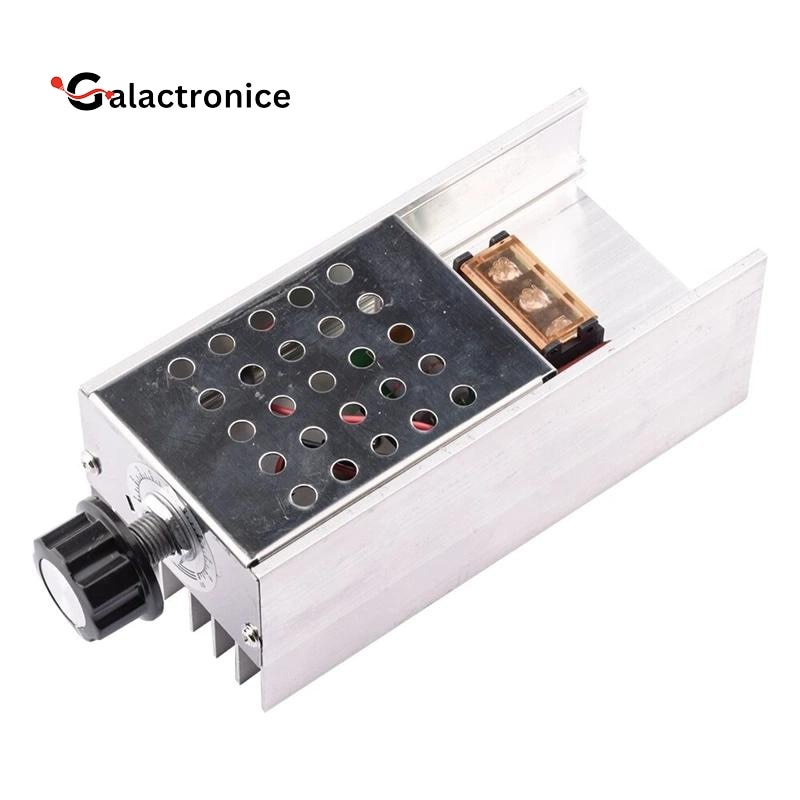 Variator de tensiune AC 220V, 6000W, Regulator turatie motor in carcasa ...