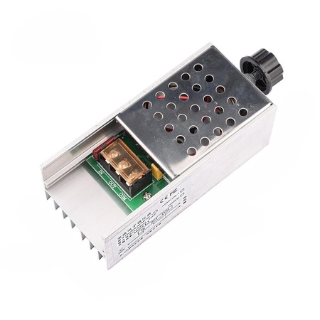 Variator de tensiune AC 220V, 6000W, Regulator turatie motor in carcasa ...