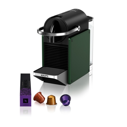 Espressor Nespresso Krups Pixie Titan XN306310, 1260W, 19 bari, 0.7L, functie oprire automata ...