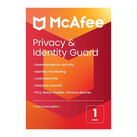 McAfee Privacy & Identity Guard 1 an 1 dispozitiv Licenta Electronica ...
