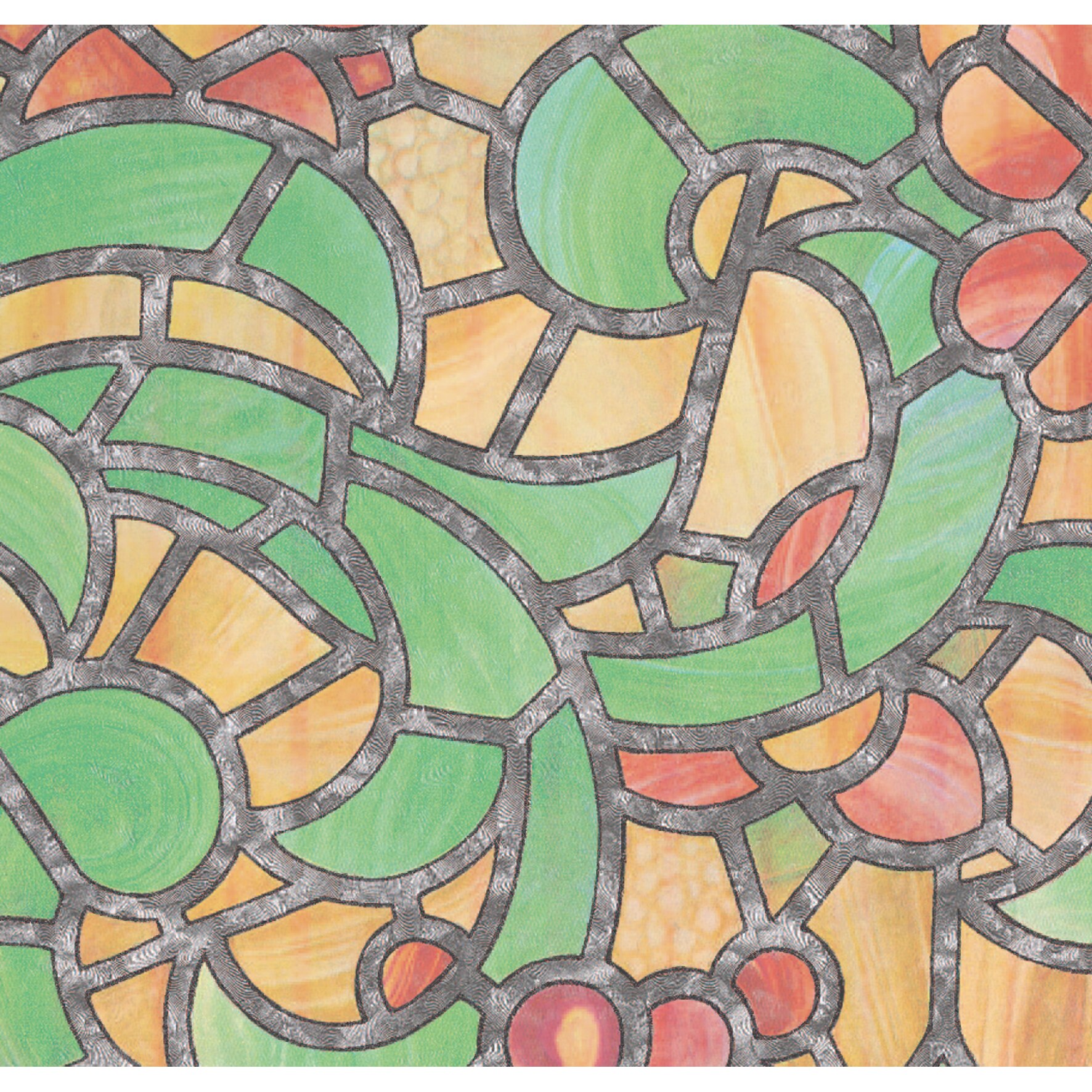 Autocolant PVC lavabil vitralii pentru geam 56269 67.5cm x 15ml - eMAG.ro