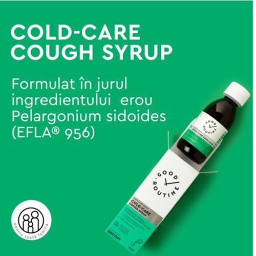 Sirop de tuse adulti Cold-Care Cough Syrup 150ml, Good Routine by Secom ...