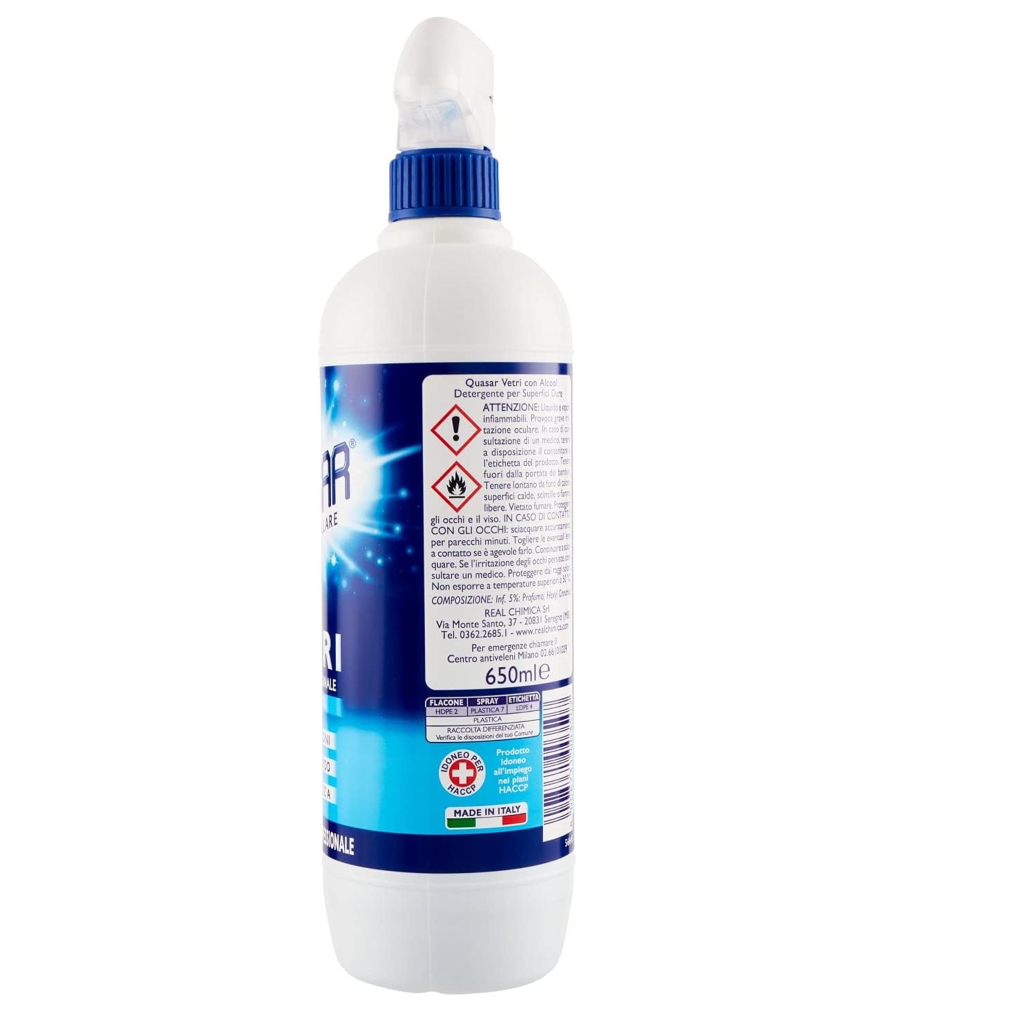 Detergent pentru Geamuri cu Alcool, QUASAR, 650 ml - eMAG.ro