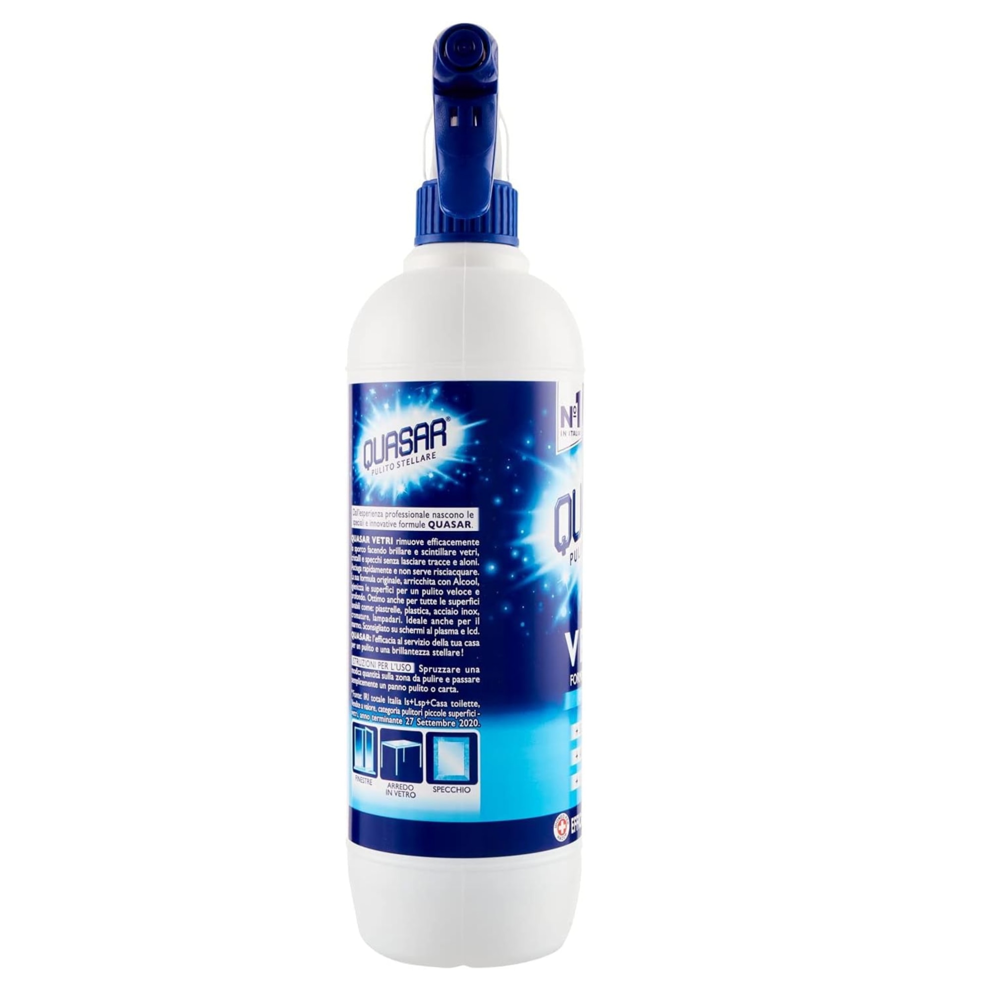 Detergent pentru Geamuri cu Alcool, QUASAR, 650 ml - eMAG.ro
