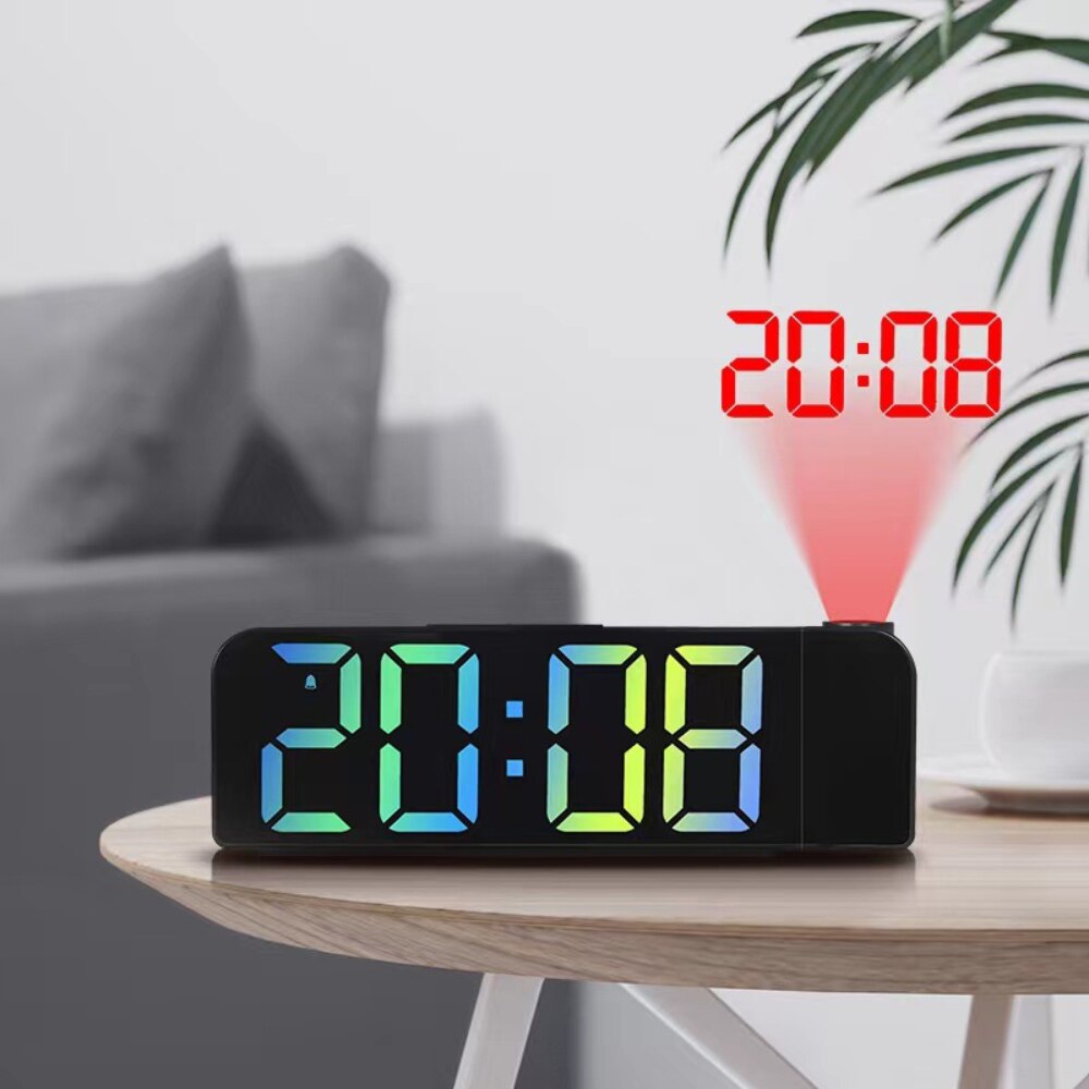 Ceas digital cu afisaj LED, cu funtie de alarma si intensitate ...