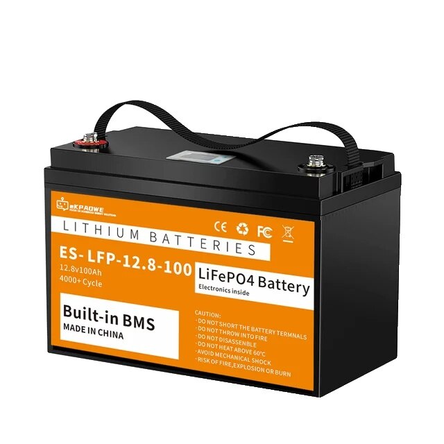 Акумулатор LiFePo4, 12V 100Ah, Вграден BMS, 128V 100Ah - eMAG.bg
