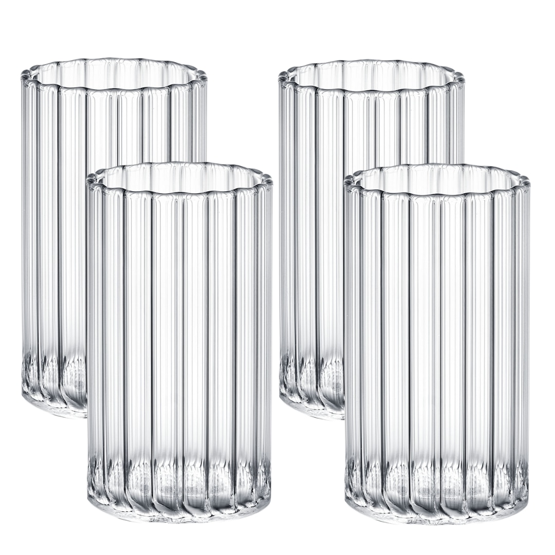 Set 4 Pahare pentru limonada si suc, Wilmax England, sticla ...