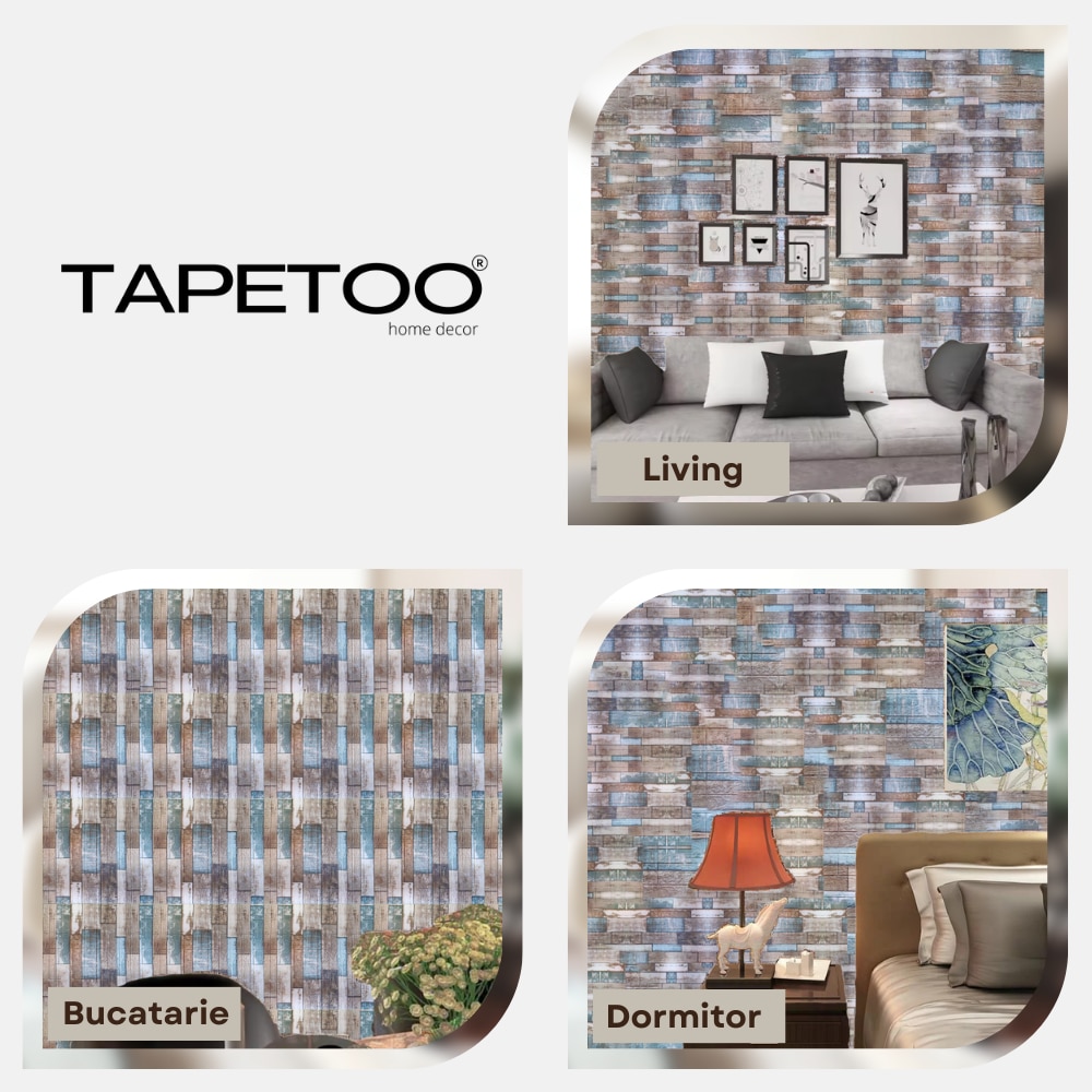 Set 10 x Tapet Autoadeziv 3D Tapetoo Home Decor® pentru Bucatarie ...