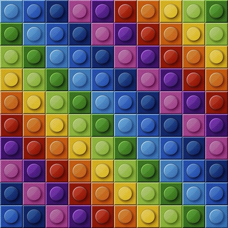 Material textil, Blocuri curcubeu, Poliester 100%, 210g/pm, Dimensiune ...