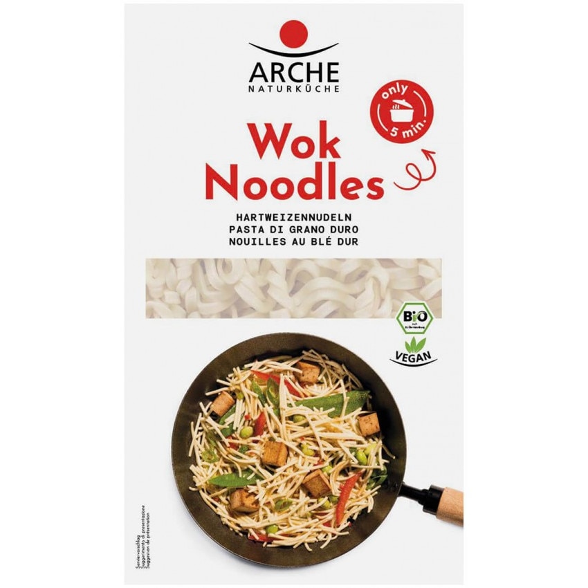 Taitei bio pentru wok, 250g - eMAG.ro