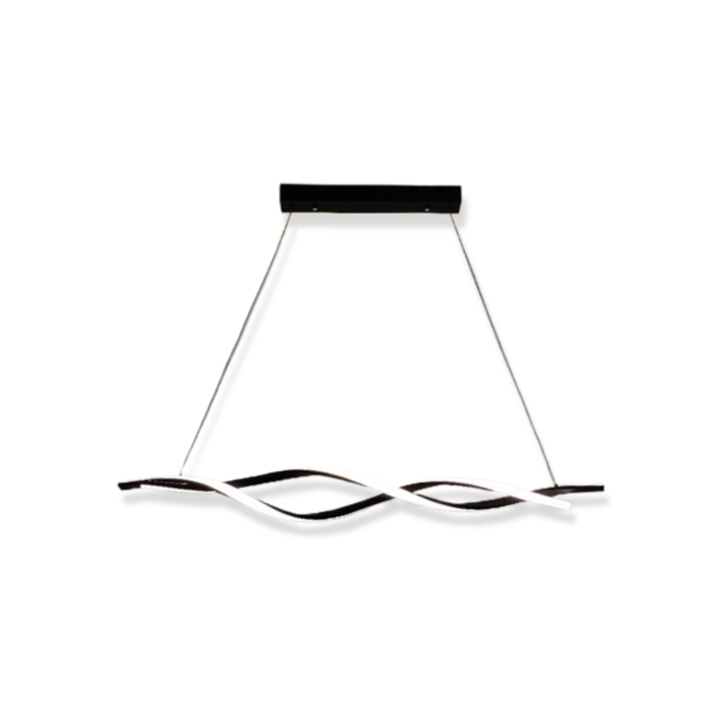 Lustra tavan moderna led 30w, suspendata, 3 functii Iluminat, aluminiu ...