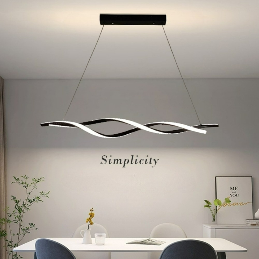 Lustra tavan moderna led 30w, suspendata, 3 functii Iluminat, aluminiu ...