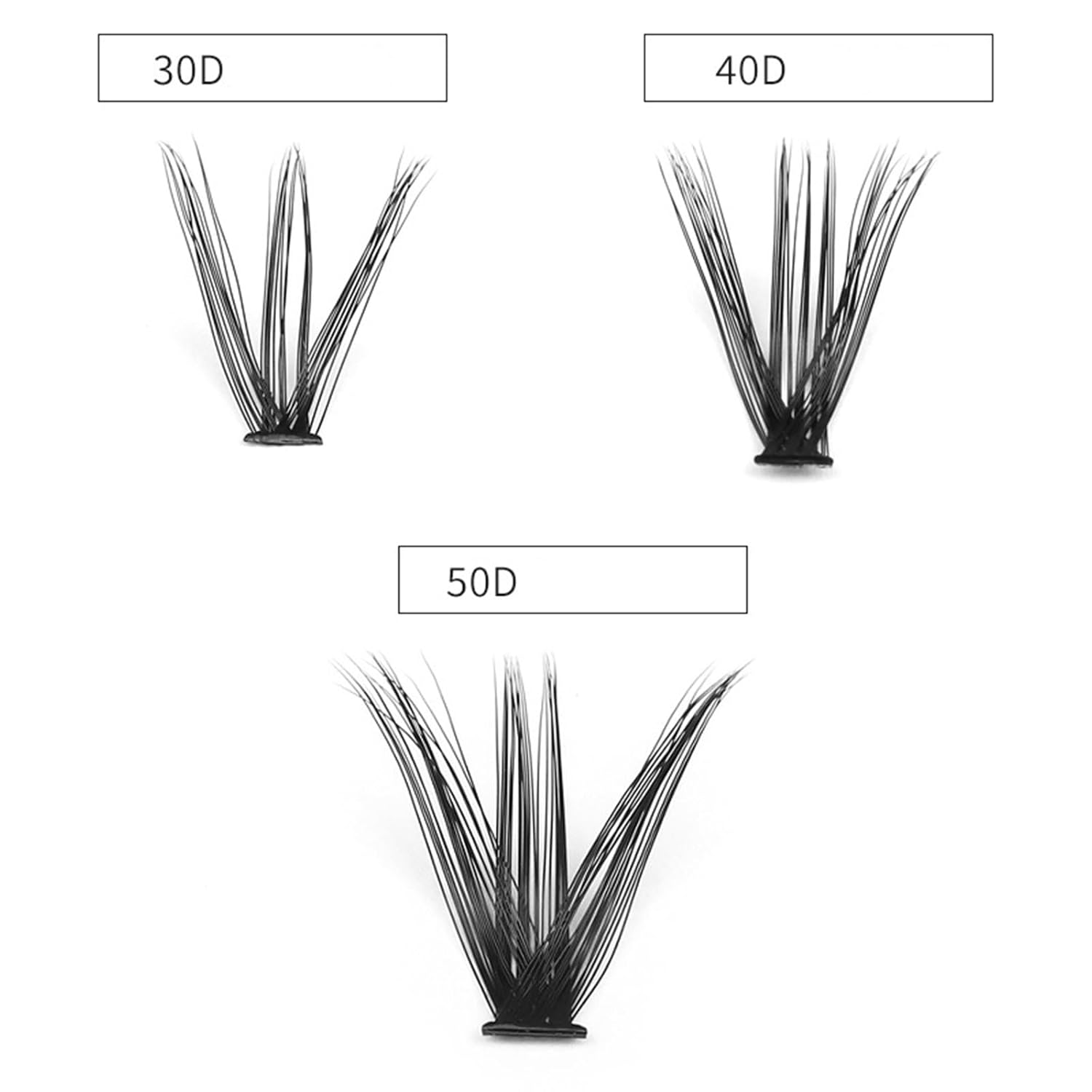 Set 320 perechi gene false, Excitat®, 30D, 40D, 50D, Aspect natural ...