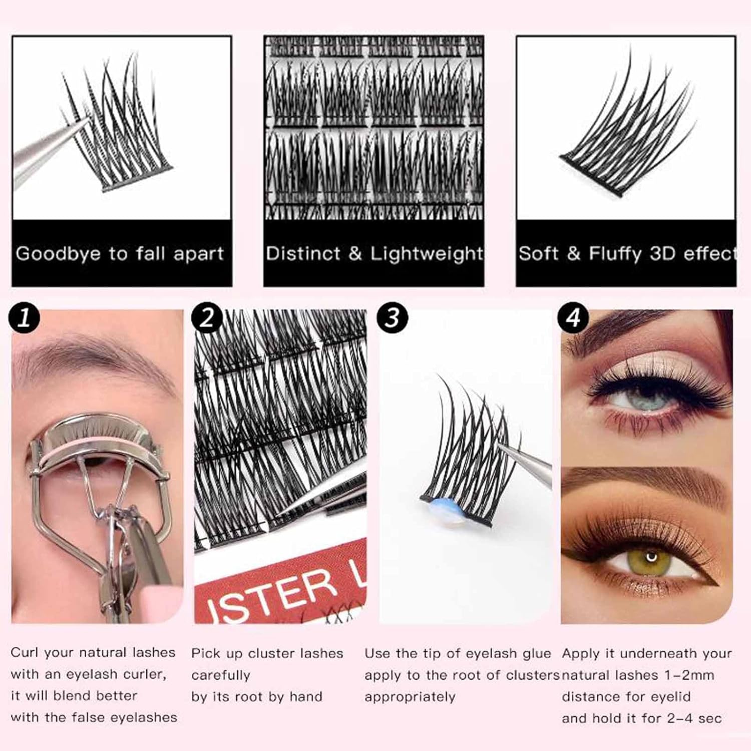 Set 320 perechi gene false, Excitat®, 30D, 40D, 50D, Aspect natural ...