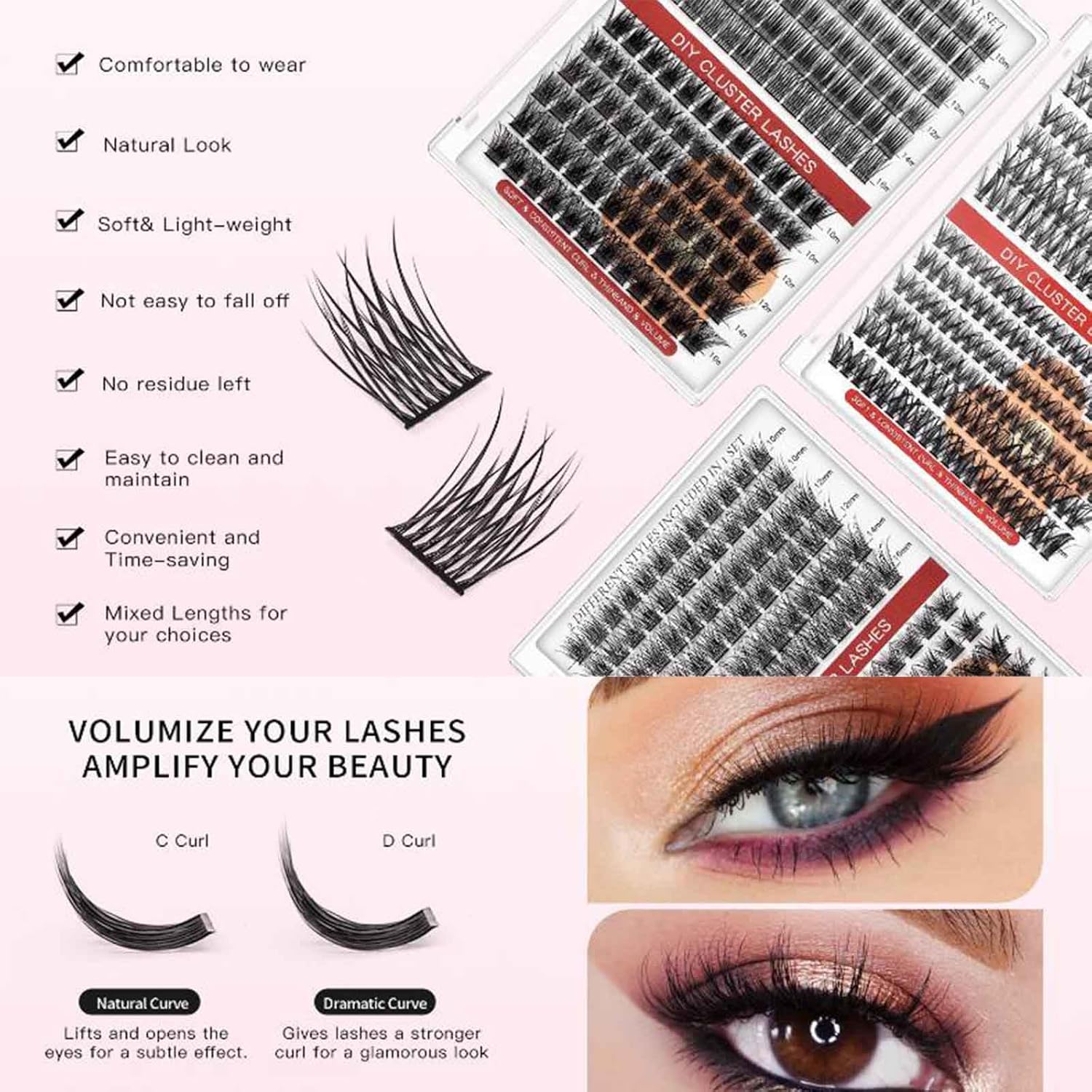 Set 320 perechi gene false, Excitat®, 30D, 40D, 50D, Aspect natural ...