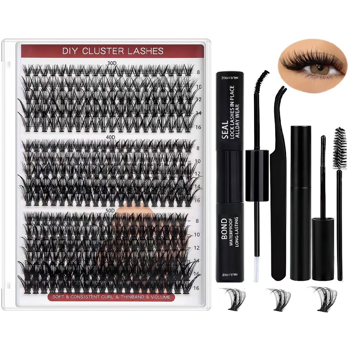 Set 320 perechi gene false, Excitat®, 30D, 40D, 50D, Aspect natural ...