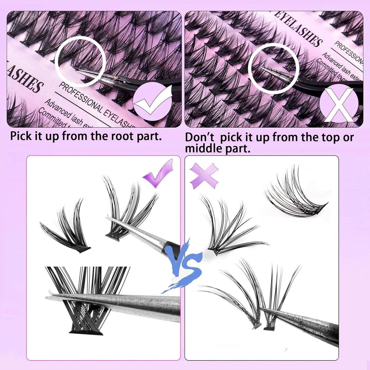 Set 240 perechi gene false, Excitat®, 30D, 40D, Aspect natural, Efect ...