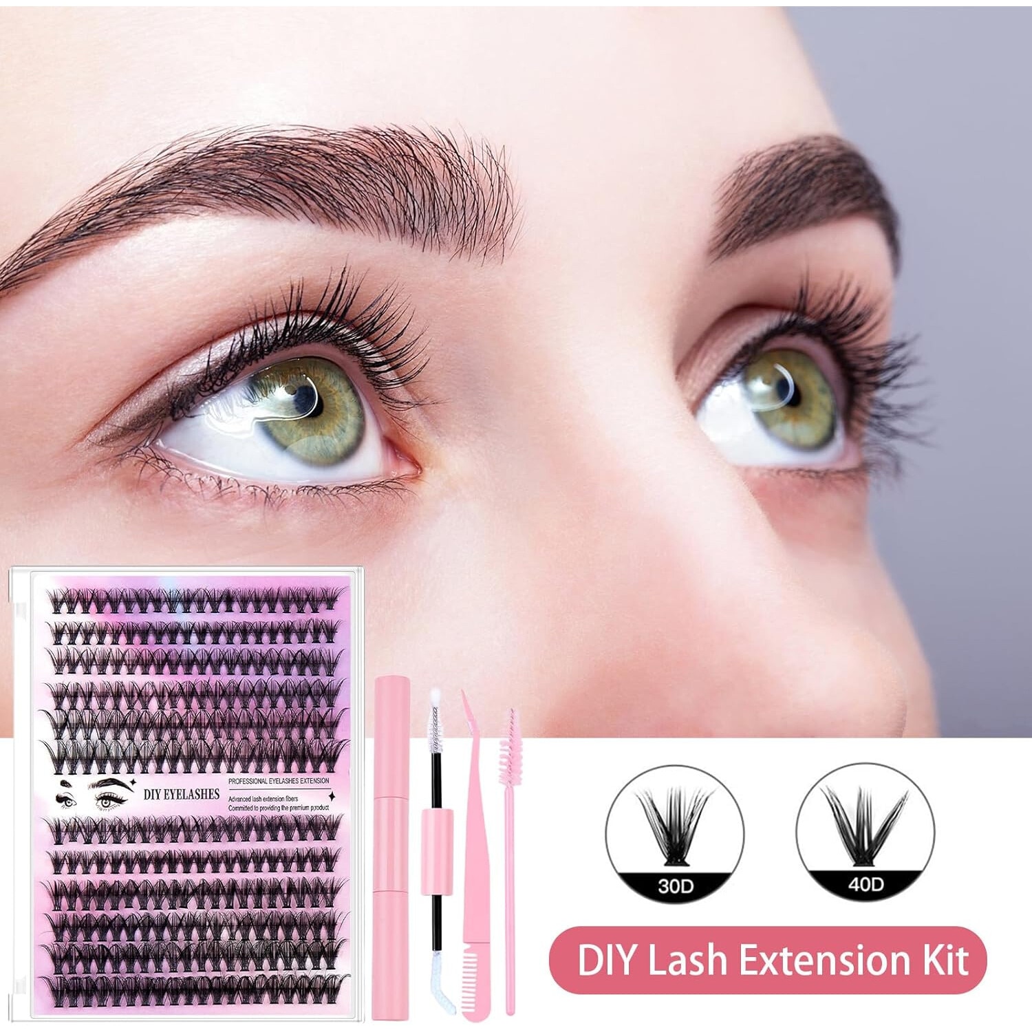 Set 240 perechi gene false, Excitat®, 30D, 40D, Aspect natural, Efect ...